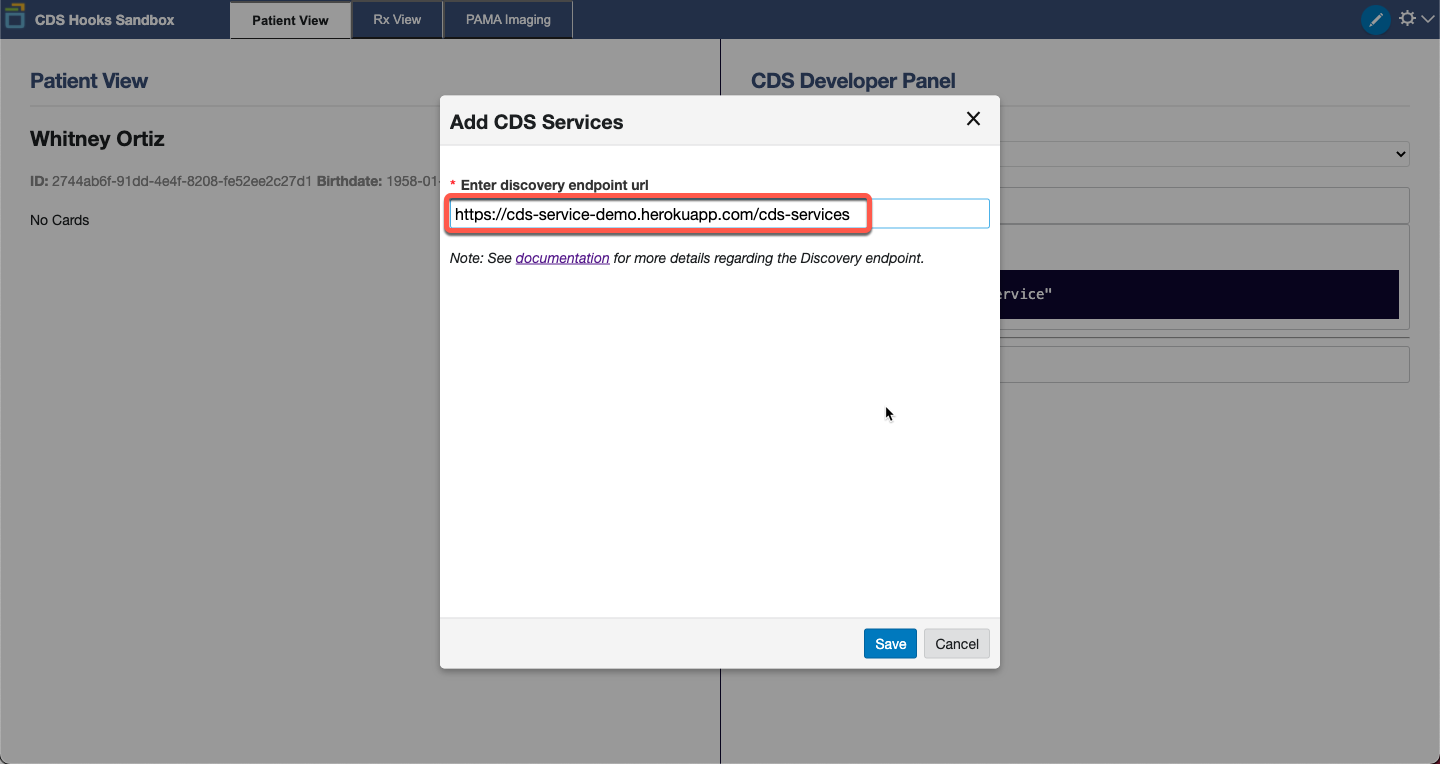 電子病歷實作技術: CDS Hooks 實作驗證