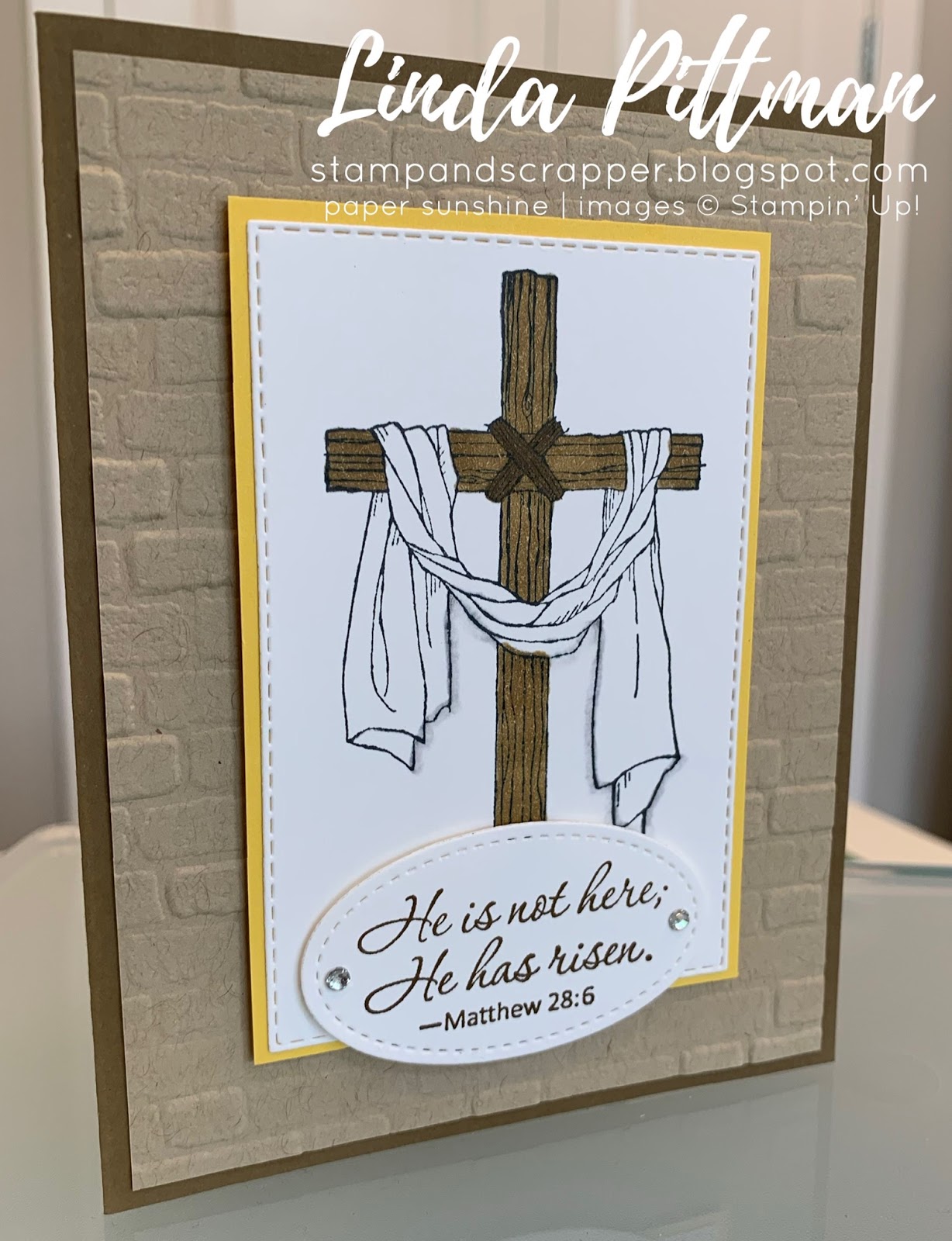 Stamp and Scrapper: Easter Message Easter Card!