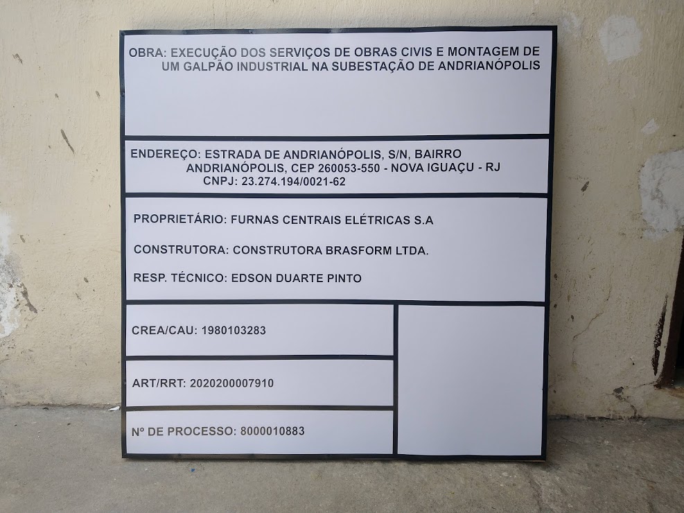 Placas de Obra