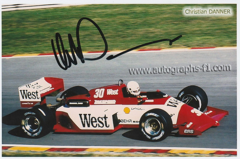 Autographs-F1: Christian DANNER + Anthony DAVIDSON