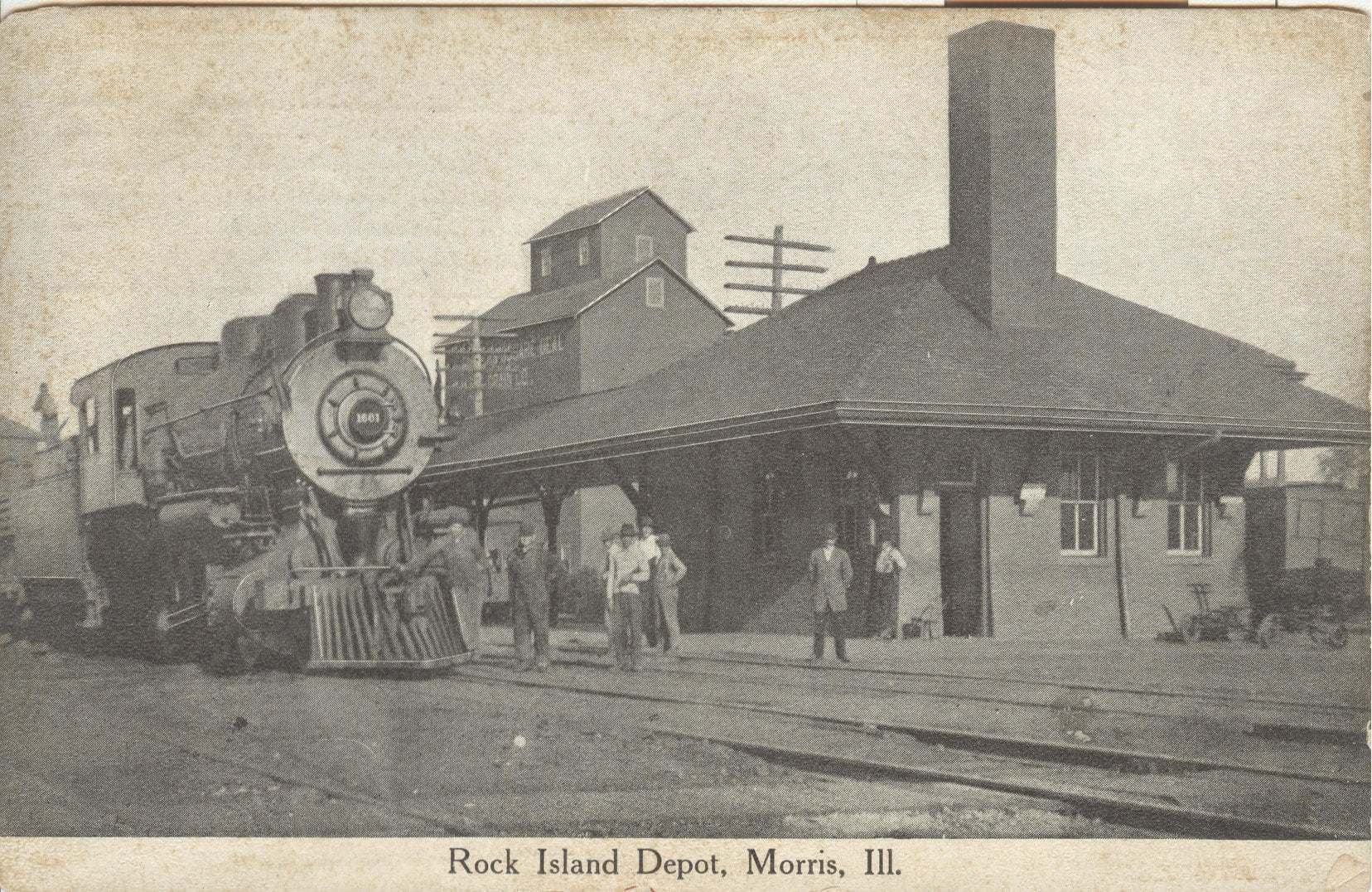 Towns and Nature: Morris, IL: Depot and 1953 demolition of a 1921 Rock ...