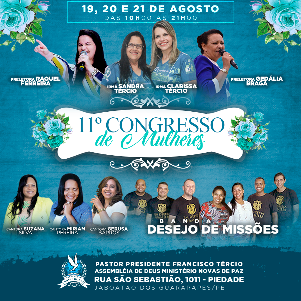 Cartaz banner Congresso de Mulheres