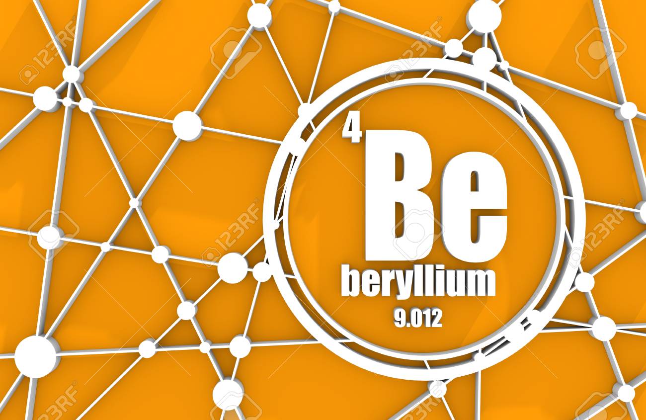 Heraldry of Life: 4.BERYLLIUM - ART with Be-chemical element symbols