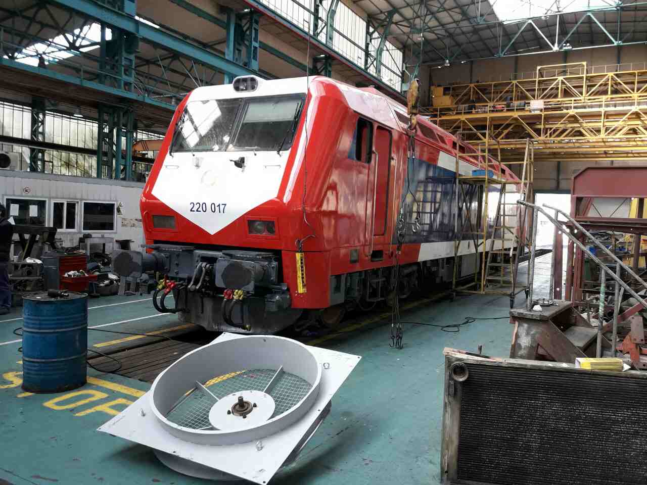 ΛΟΚΟΜΟΤΙΒΑ: Έτοιμη η adtranz 220.017