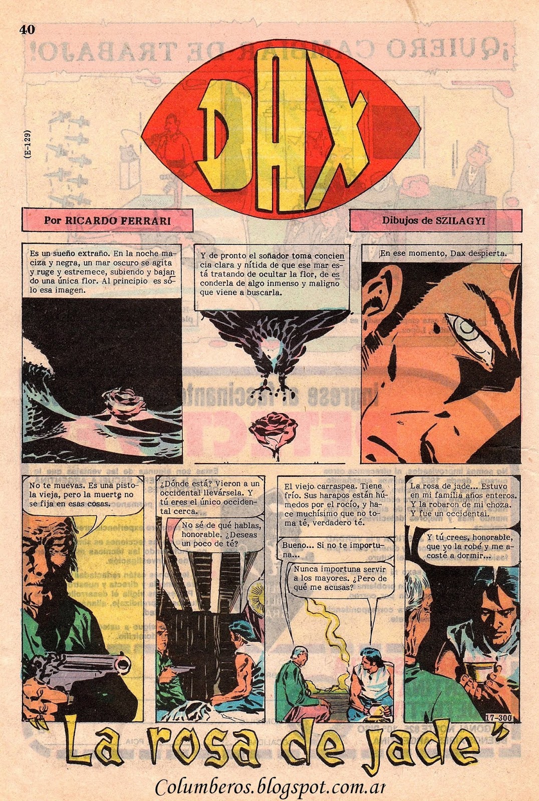 Columberos: Dax - Episodio 129 - ''La rosa de jade''