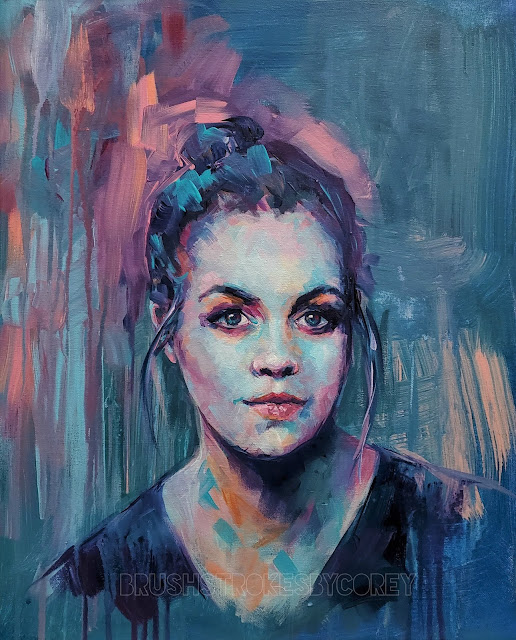 Brushstrokes By Corey: Bold Color Portraits!