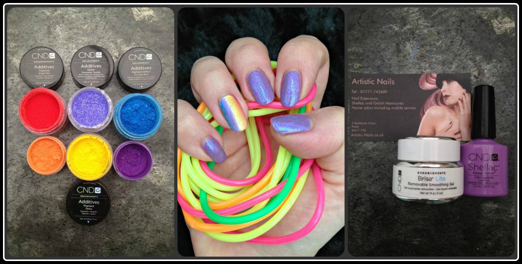 Artistic Nails Poole UK: Rainbow Nails with Shellac and additives, also ...