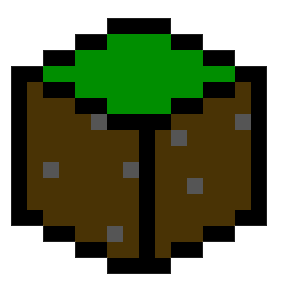 Minecraft Dirt Block 2d