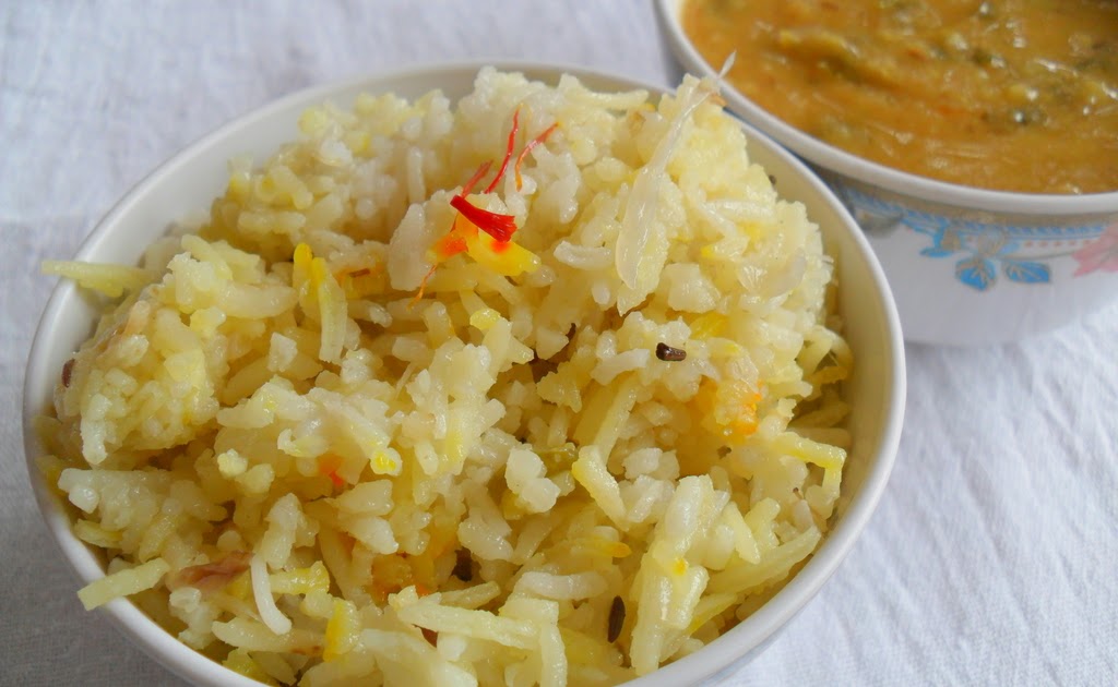 Ujwal's Kitchlab: Capsicum-Cumin Rice with Saffron