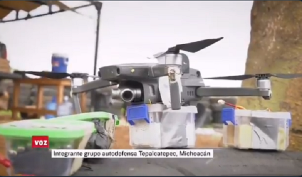 VIDEO.- Así son los Drones cargados con explosivos que utiliza El CJNG ...