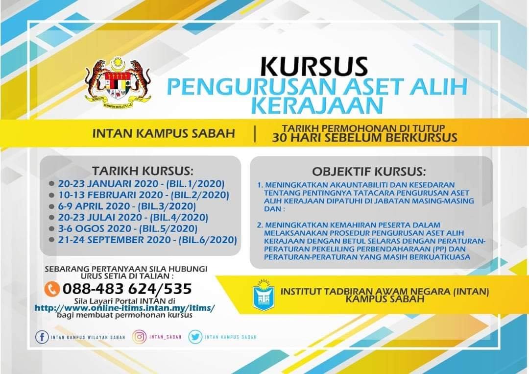KOLEKSI POSTER HEBAHAN LATIHAN/KURSUS (JAN-MEI 2020)