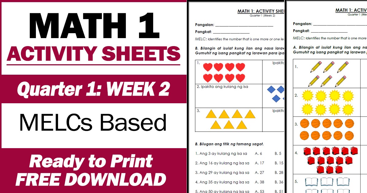 LEARNING ACTIVITY SHEETS In MATH 1 Quarter 1 Week 2 Free Download LEARNING ACTIVITY SHEETS In MATH 1 Quarter 1 Week 2 Free Download