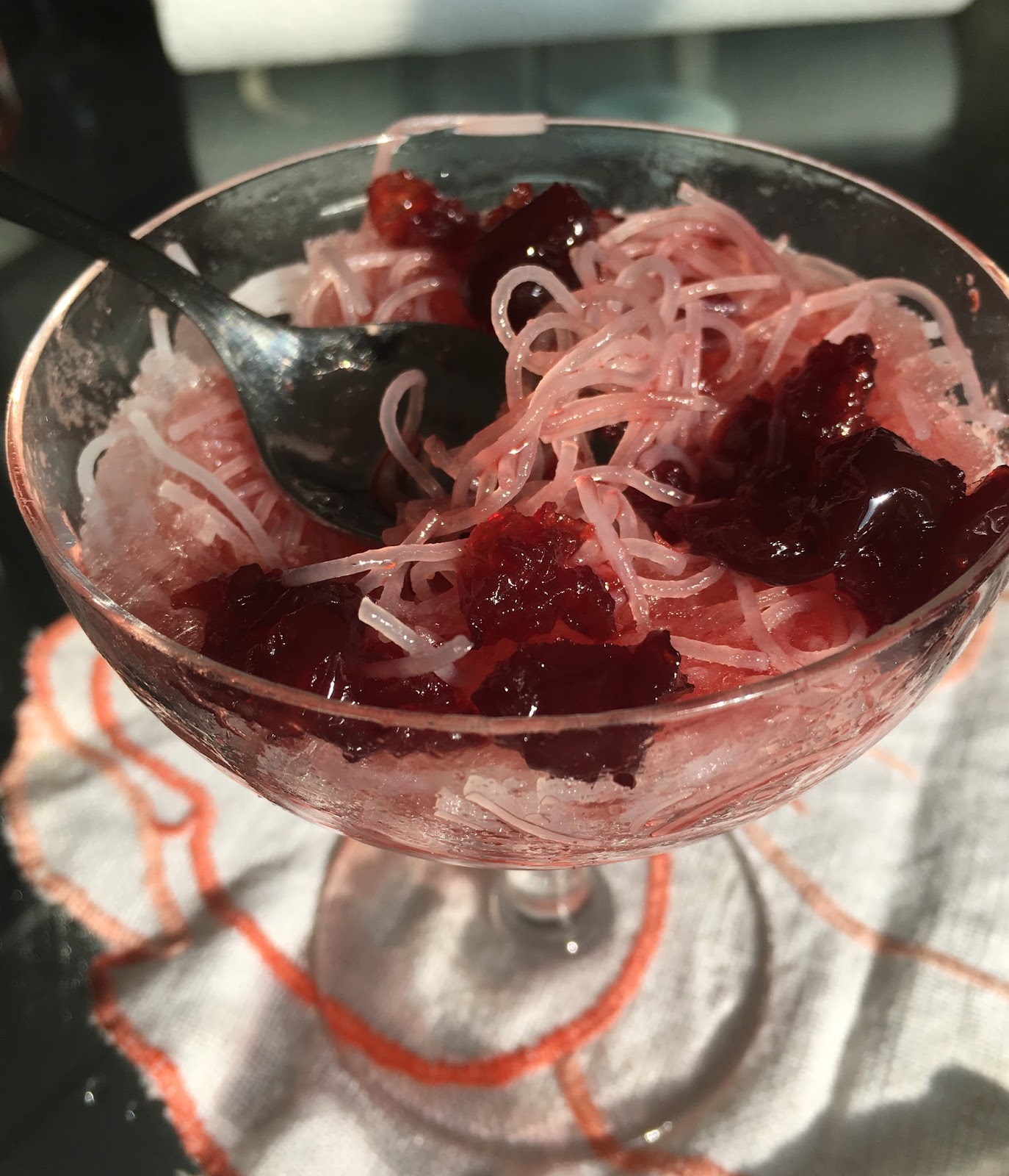 La mia cucina persiana: Paloodeh Shirazi - Gelato Tradizionale Persiano