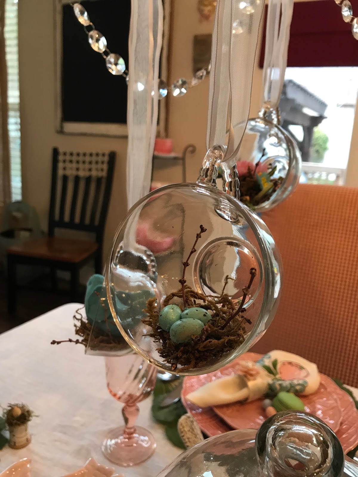 Spring Birds Tablescape - Purple Chocolat Home