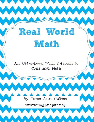 Math-n-spire: "Real World Math" {A Year of AWESOMENESS}