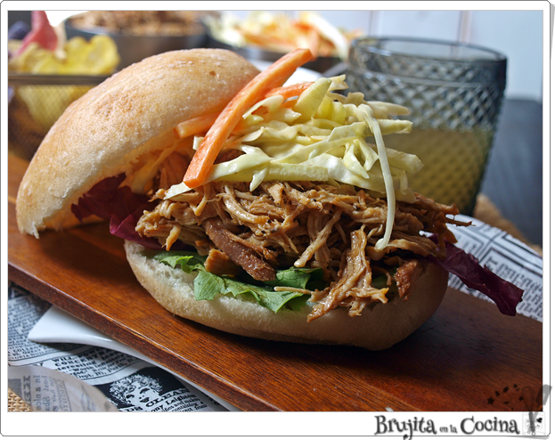 Pollo Mechado con Sidra de Manzana (Pulled Chicken with Apple Cider ...