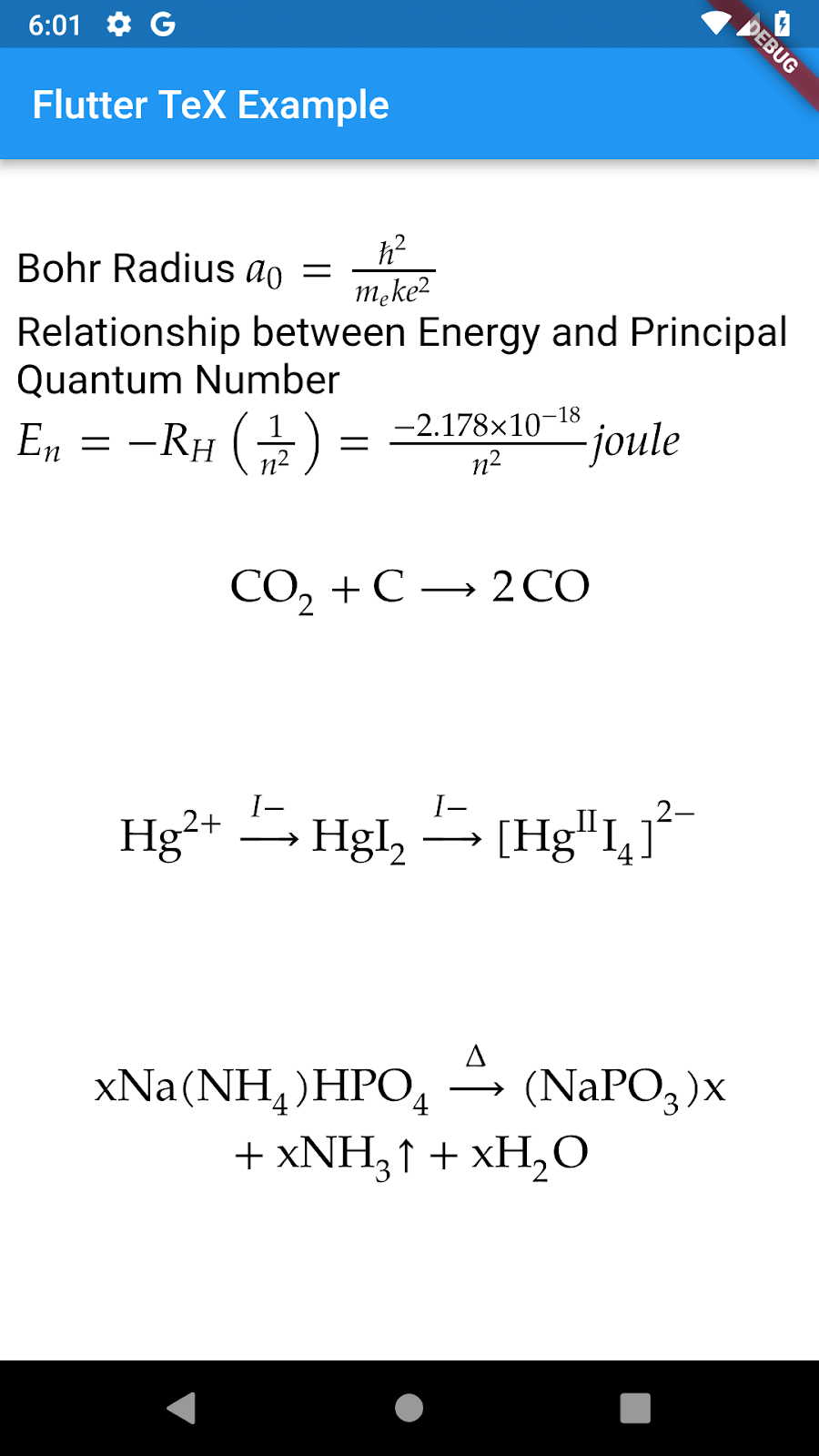 A Flutter Package to render Mathematics and Chemistry Equations based ...