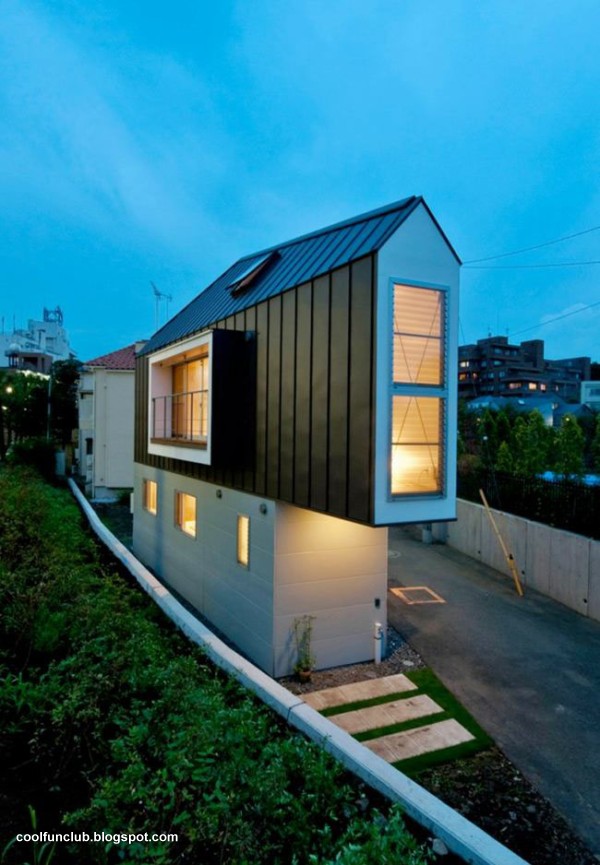 CoolFunClub: Super Slim House in Japan