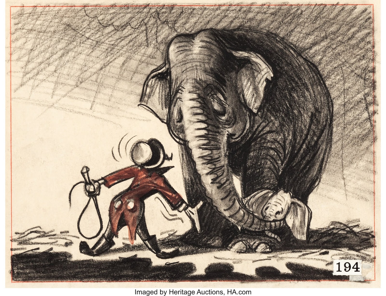 Deja View: Dumbo Story Sketch