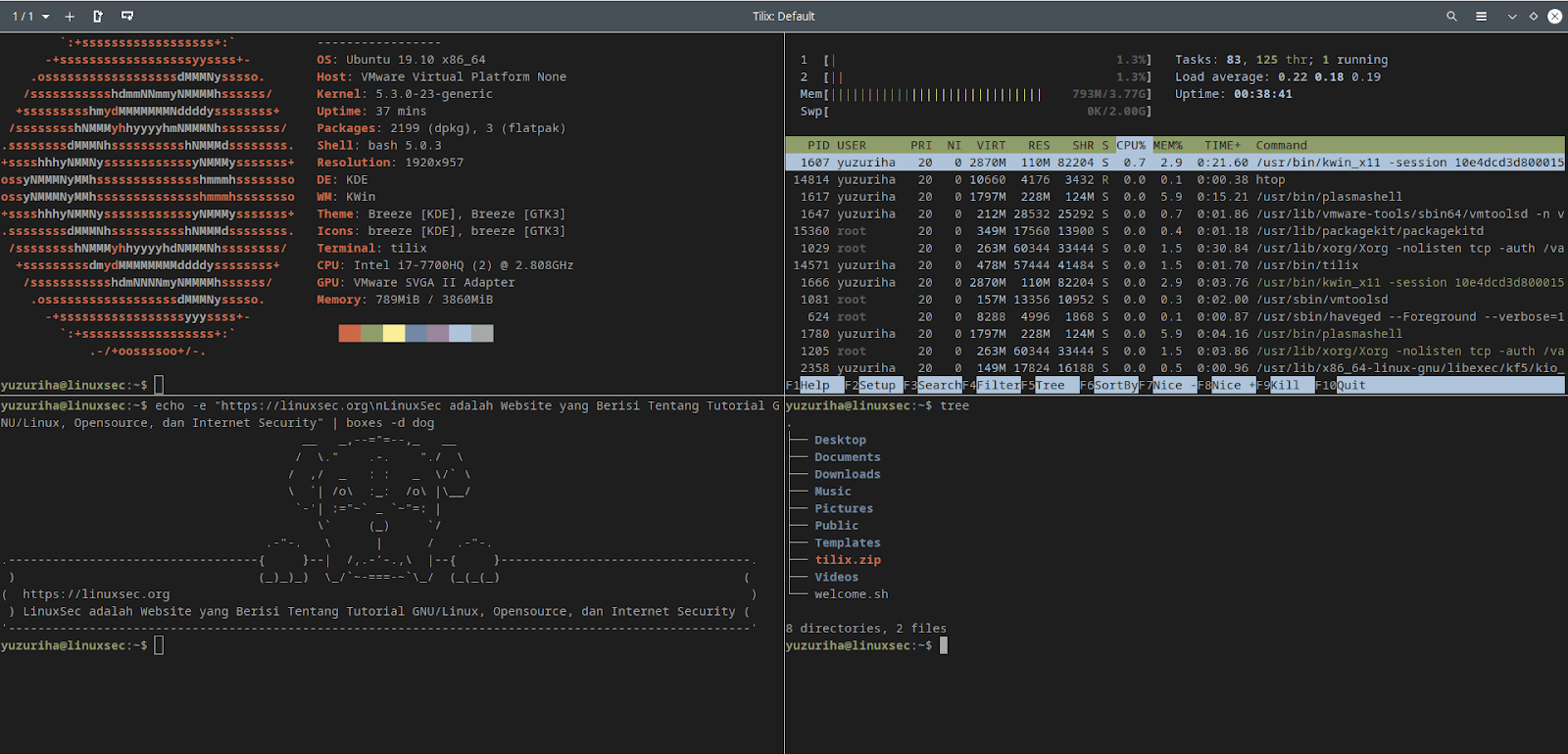 Cara Install Tilix Terminal Emulator di Ubuntu dan Debian - LinuxSec