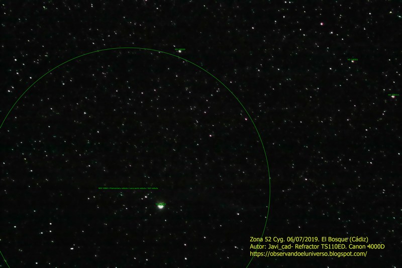 Observando el Universo: Zona 52 Cygni.