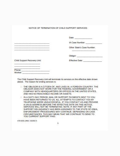 Sample Child Support Letter Template ~ Resume Letter