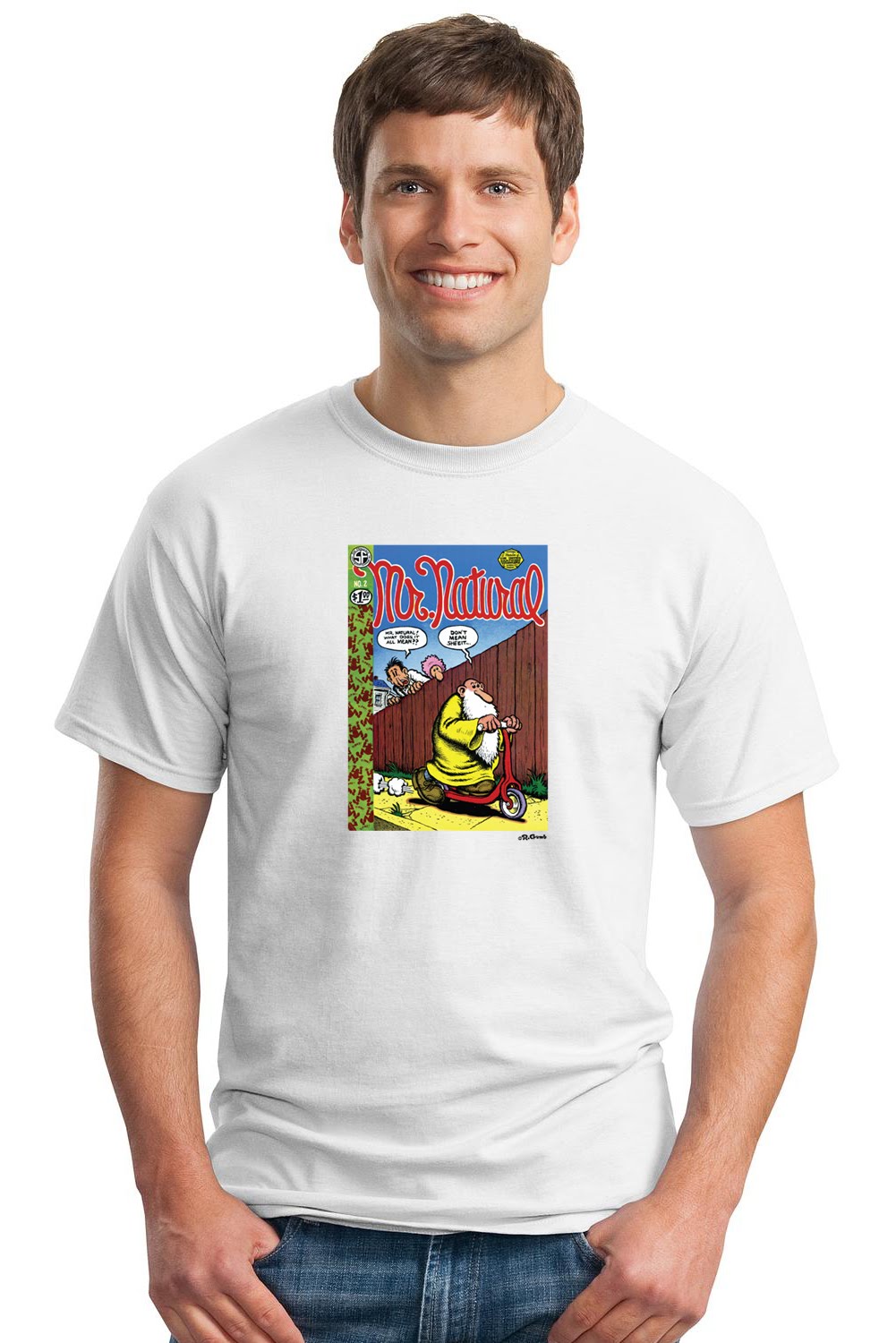 Keep On Truckin' Apparel: R. Crumb Mr. Natural Comic Book Cover No. 2, 1971