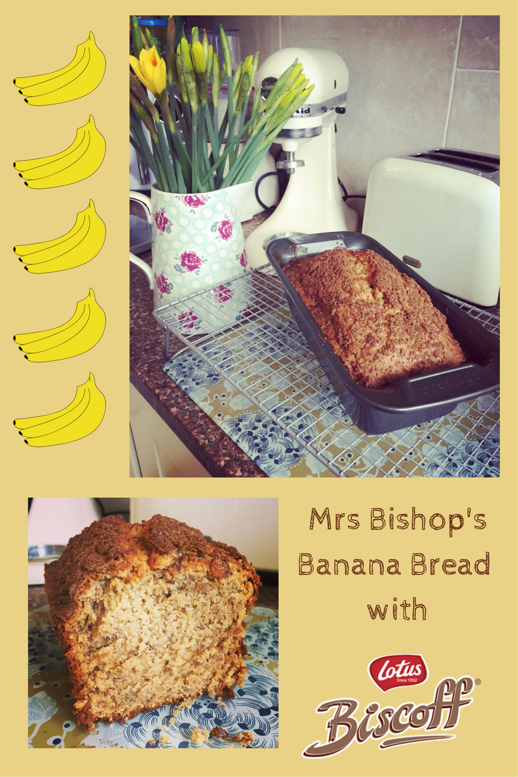 Mrs Bishop's Bakes and Banter: Lotus Biscoff Banana Bread Recipe