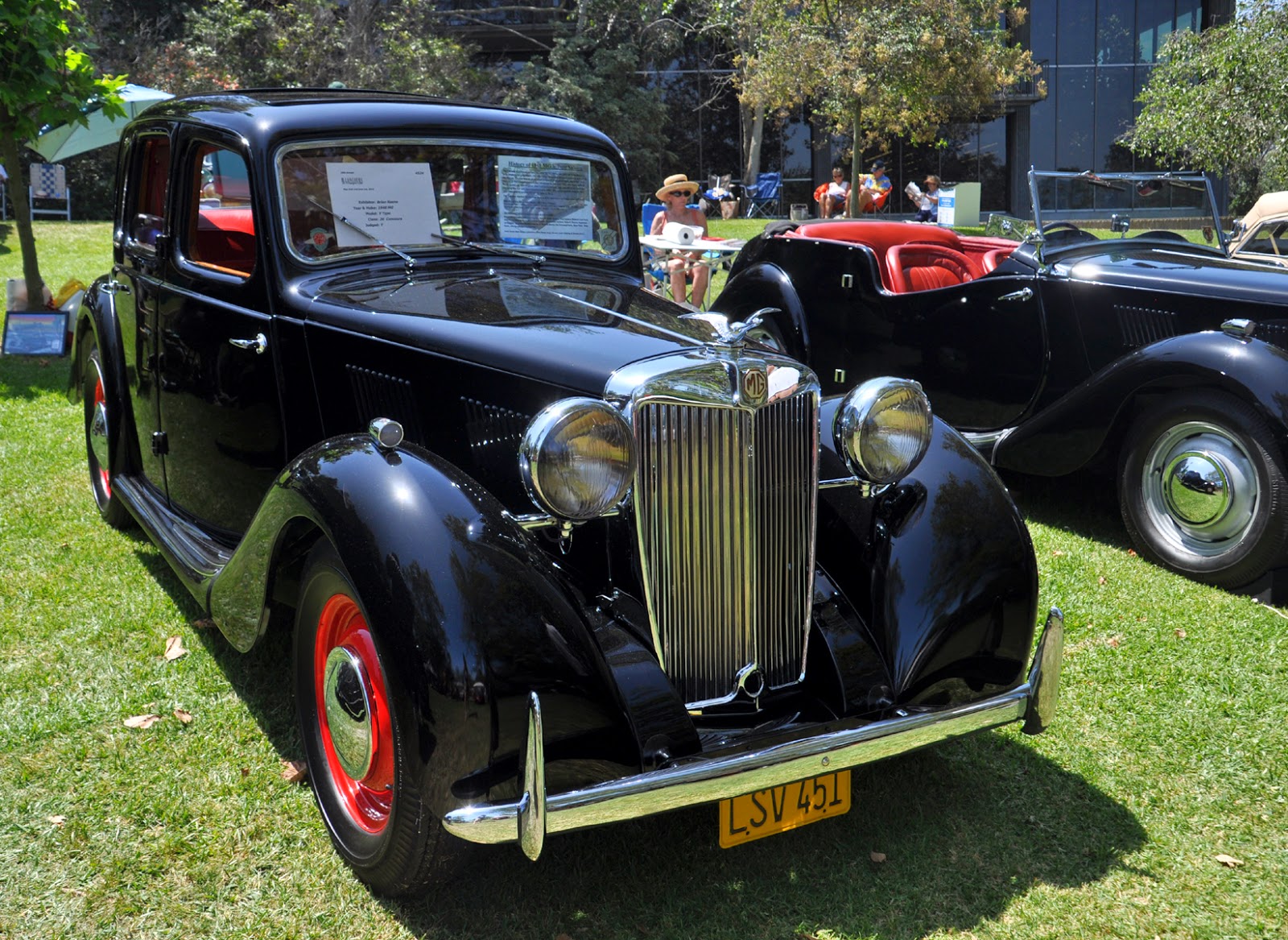 Just A Car Guy: 1948 MG Y type saloon