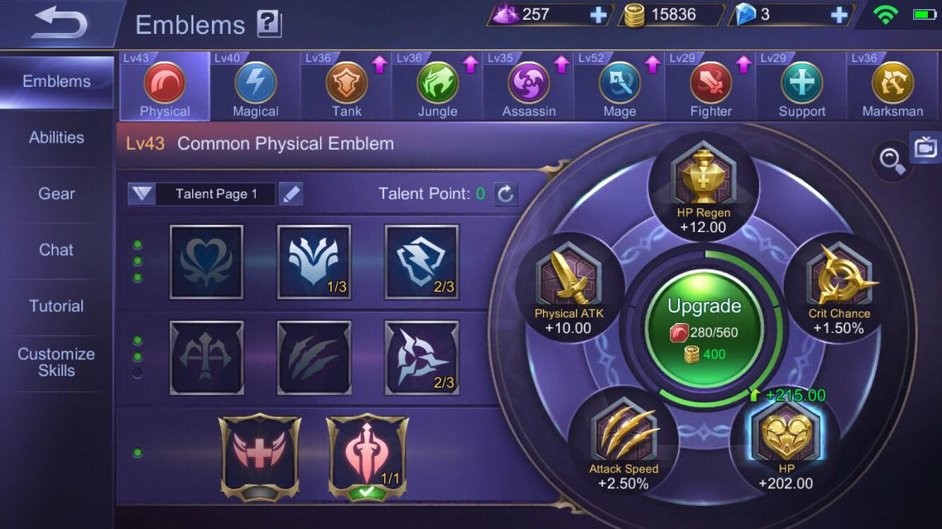 Guide Build Emblem Mobile Legends Terbaik Bahasa Indonesia
