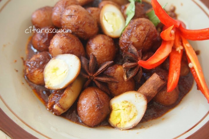 Telur Puyuh Masak Pelembang ~ Resepi Terbaik