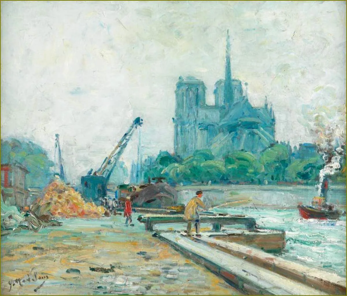 Gustave Madelain (1867-1944) | Post-Impressionist painter | Fine Art Masters