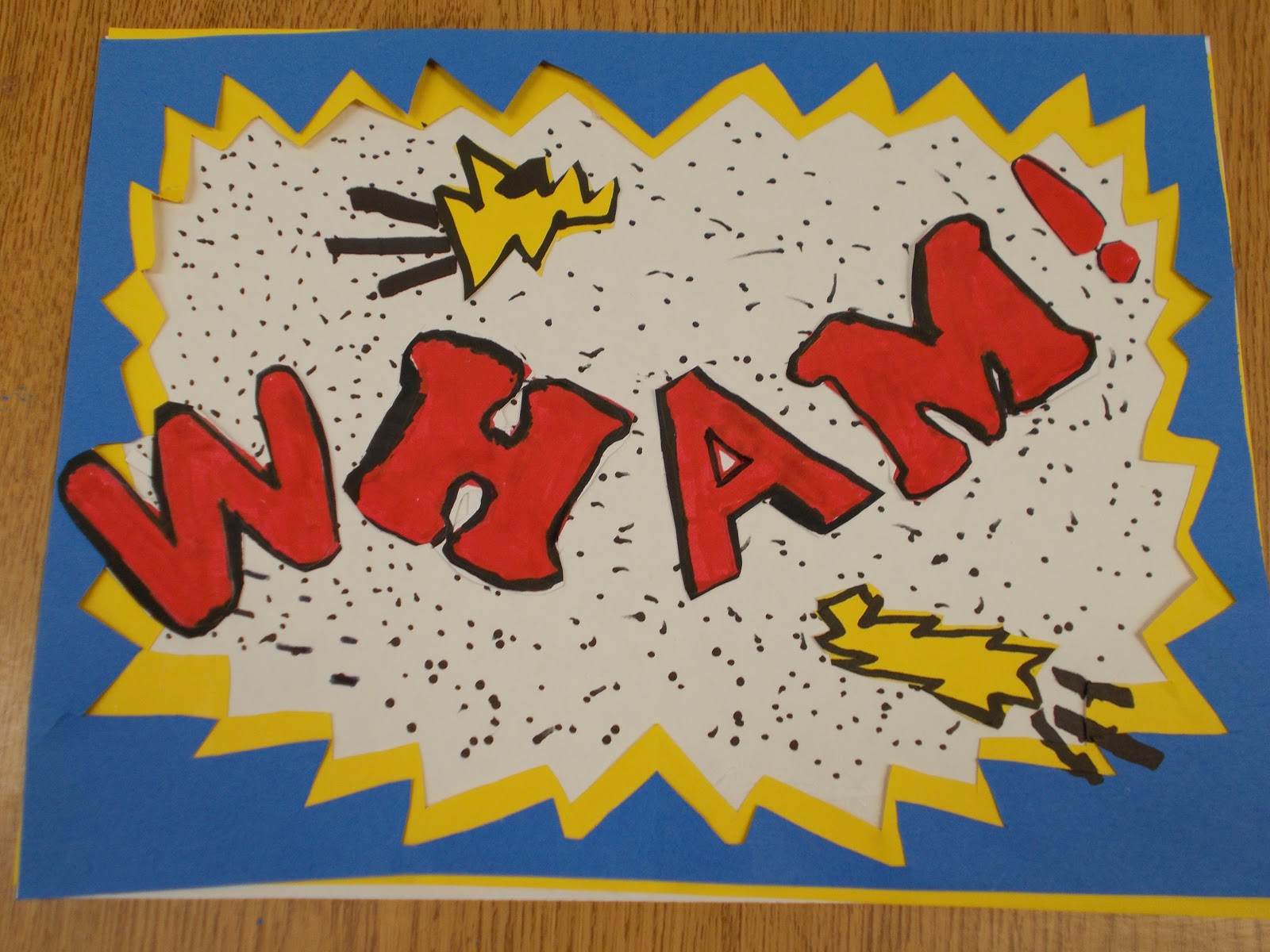 Mrs. Pierce's Polka Dot Spot: Roy Lichtenstein ONOMATOPOEIA Art