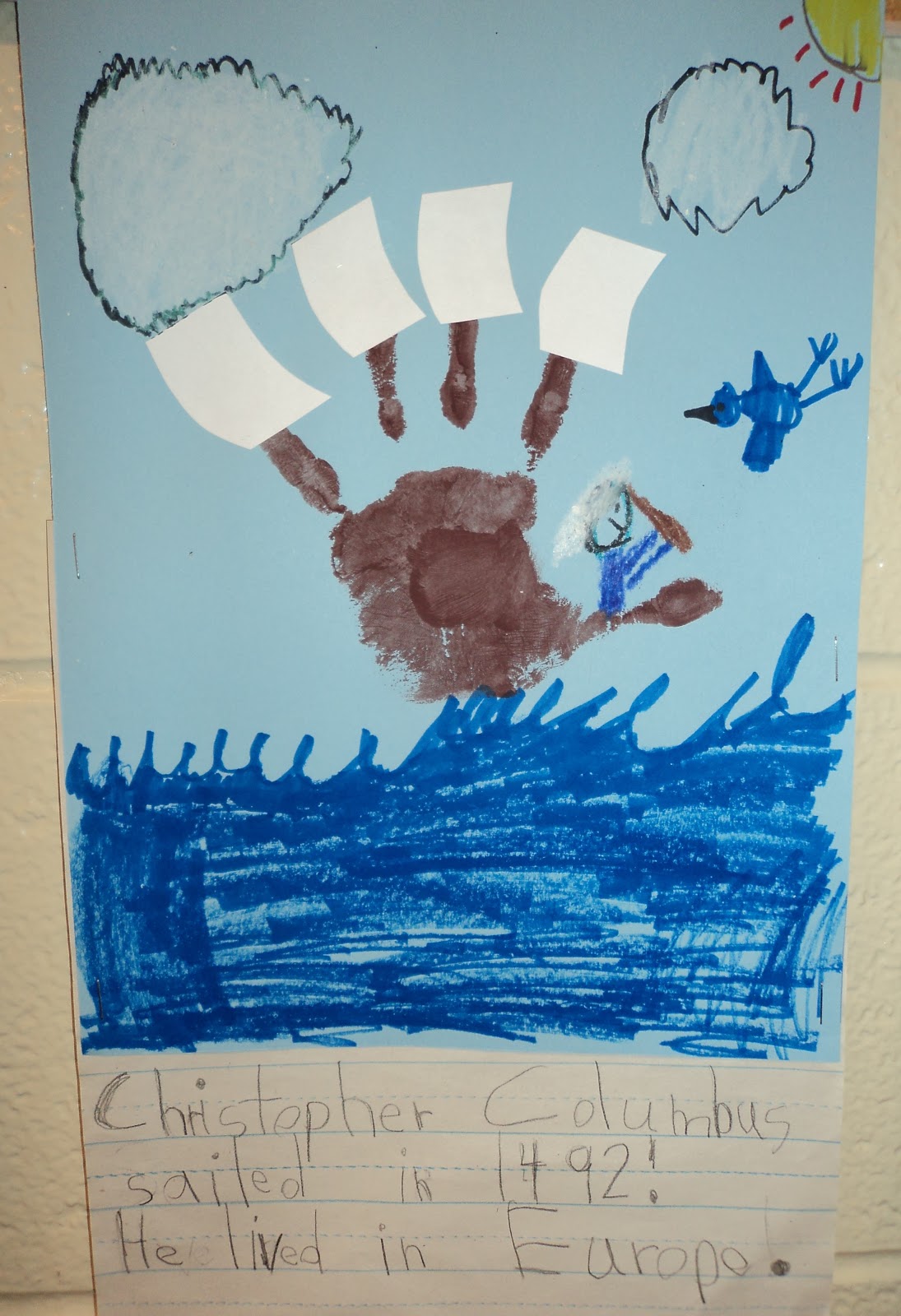 Learning and Teaching for Life: Columbus Day Writings and Bulletin Board