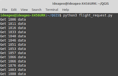 Almost Realtime Live Data Visualization in QGIS (Air Traffic Use Case)