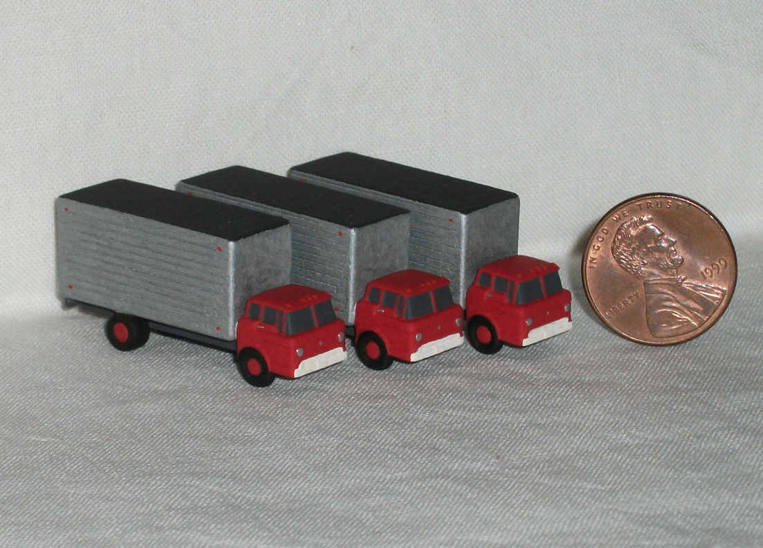 JMC Scale Models: Ford 'C' series box truck (1/220)