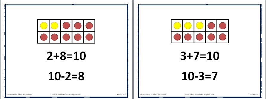 Bishop's Blackboard: An Elementary Education Blog: Making Ten Addition ...