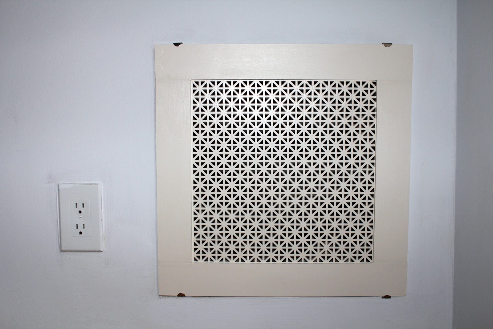 homevolution: DIY Return Air Grille {That's actually pretty!}