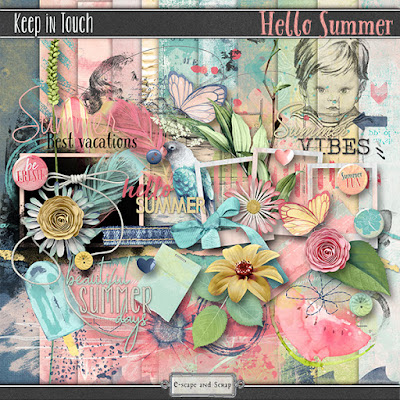 E-scape and Scrap: Hello Summer FREEbie for you