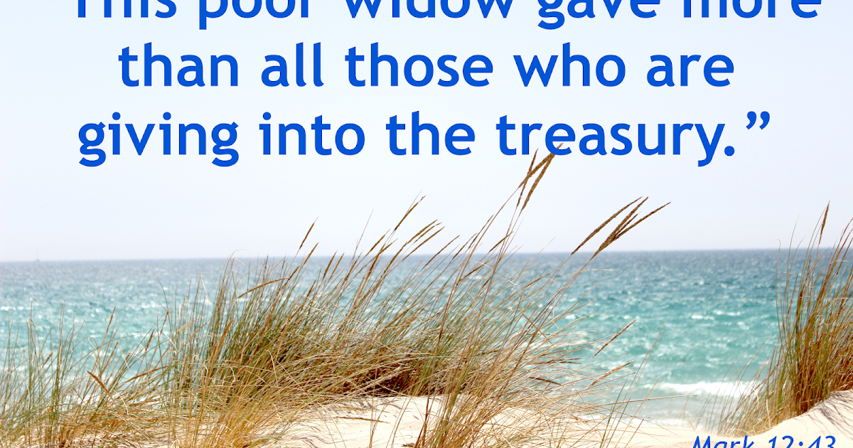 Mark 12:41-44