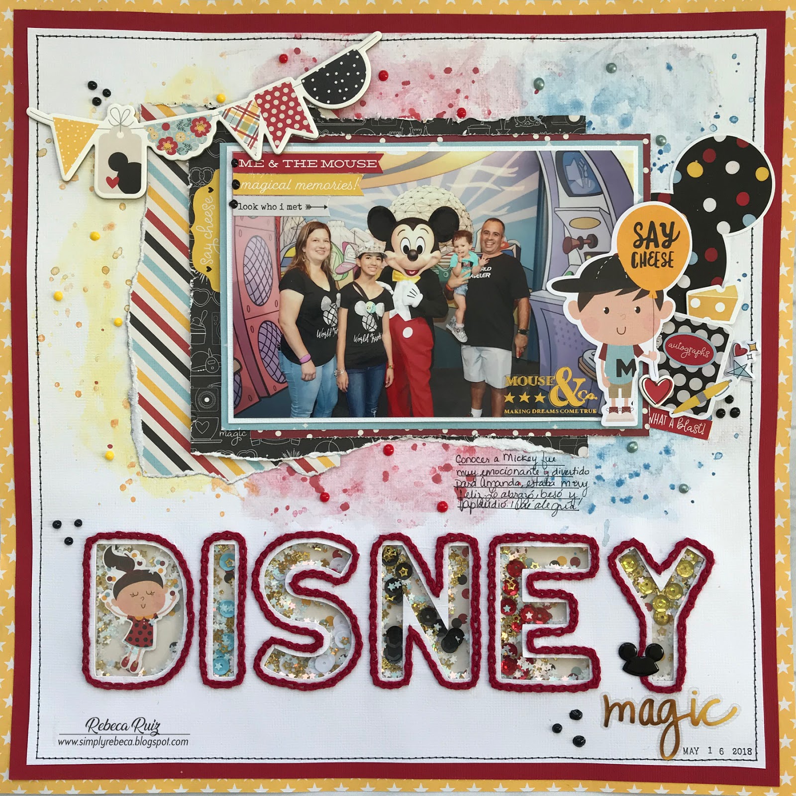 Disney Magic Layout - Simply Rebeca