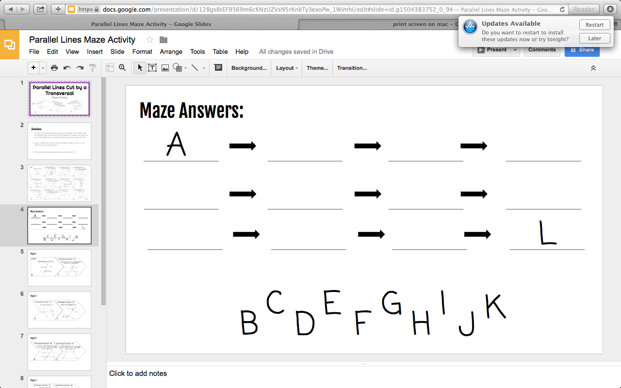 Parallel Lines INB Sneak Peek | Mrs. Newell's Math
