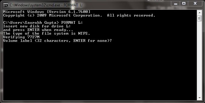 How To Format Flash Drive Using Cmd | Android Techpedia