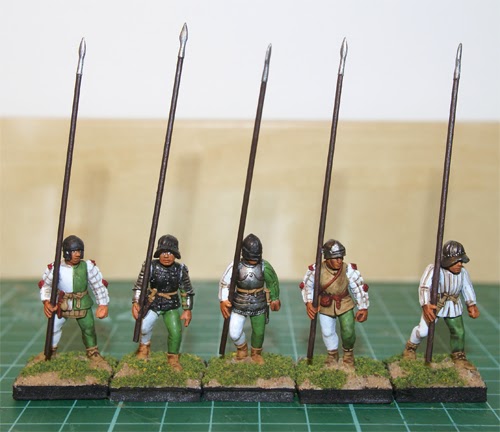 Deadkingsrise Painting and Modelling: Perry 15th Century German Pikemen