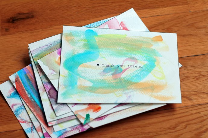 swoon studio: Hand painted notes