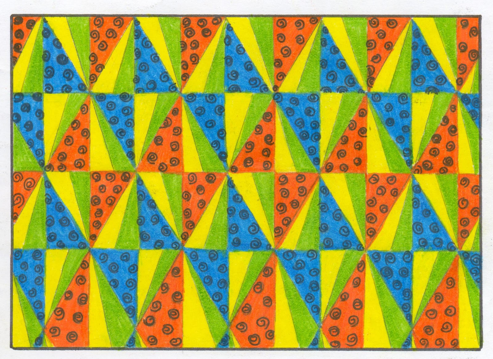 EL DOMINIO DEL DIBUJO: Diseños modulares bidimensionales con red ...