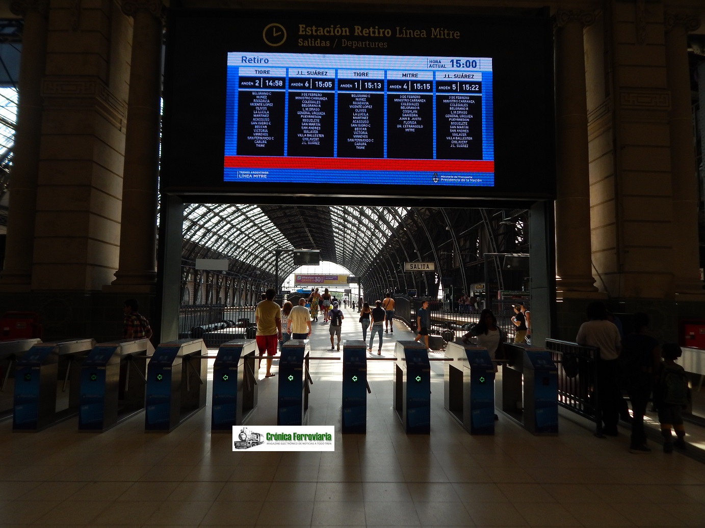 CRÓNICA FERROVIARIA: Línea Mitre: Trenes ramales José L. Suárez y Bmé ...