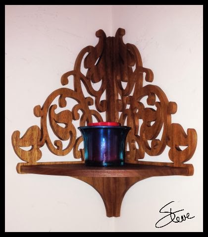 Scrollsaw Workshop: Corner Shelf Scroll Saw Pattern.