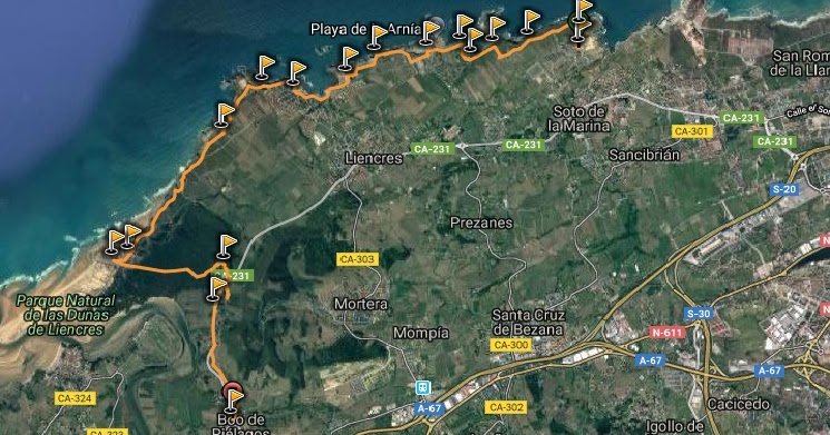 LOS DOMINGUEROS: SENDERO LITORAL CANTABRIA (LA NUESTRA) ETAPA SAN JUAN ...